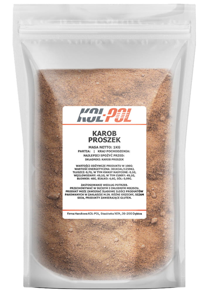 Karob proszek 1kg KOL-POL - Zamów sobie zdrowie!