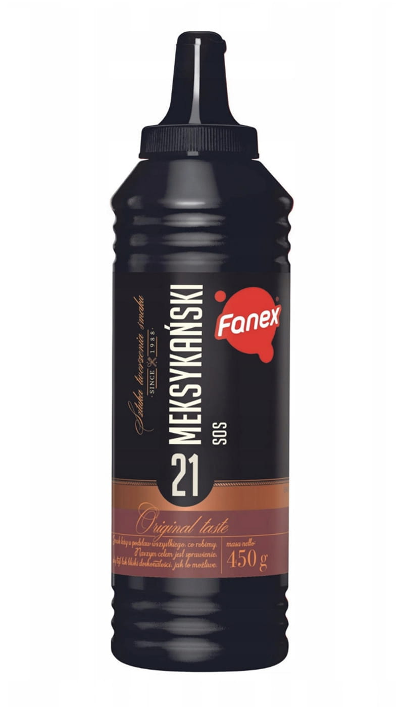 FANEX Sos meksykański 450g - Pikantny sos Tex-Mex KOL-POL - Zamów sobie ...